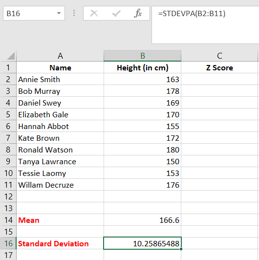 Z Score Table Excel Two Birds Home