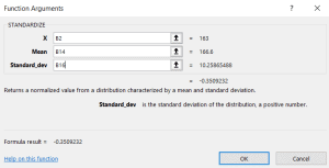 How to calculate Z Score in Excel - Z TABLE